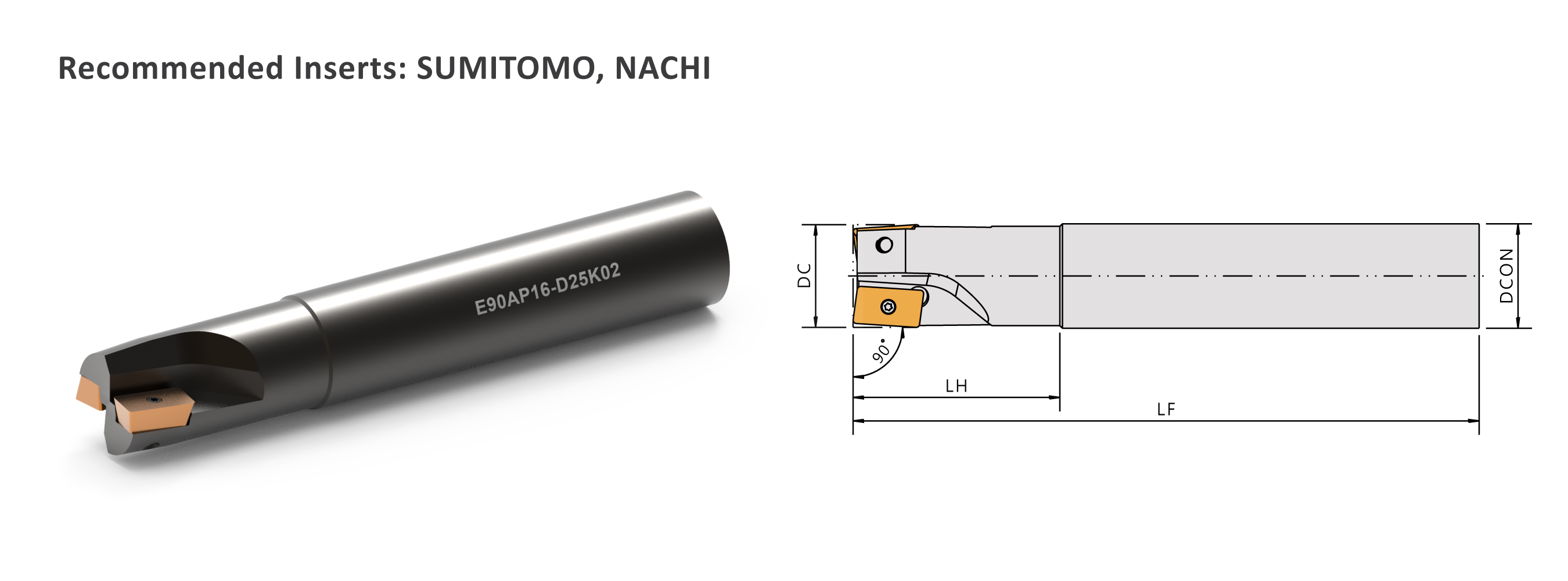 End Mills E90AP16 for MAROX Tools Industrial Co.,Ltd.