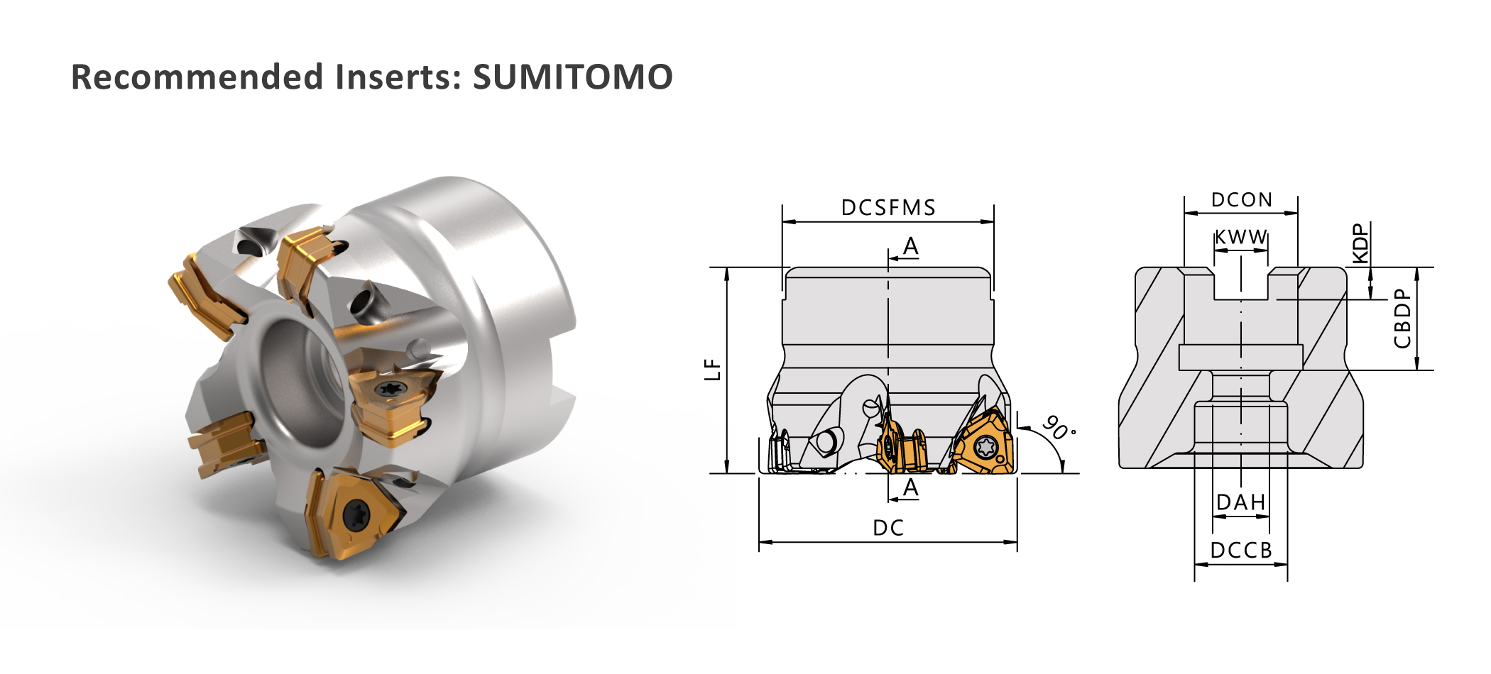 Face Mills F90XN06 for MAROX Tools Industrial Co.,Ltd.