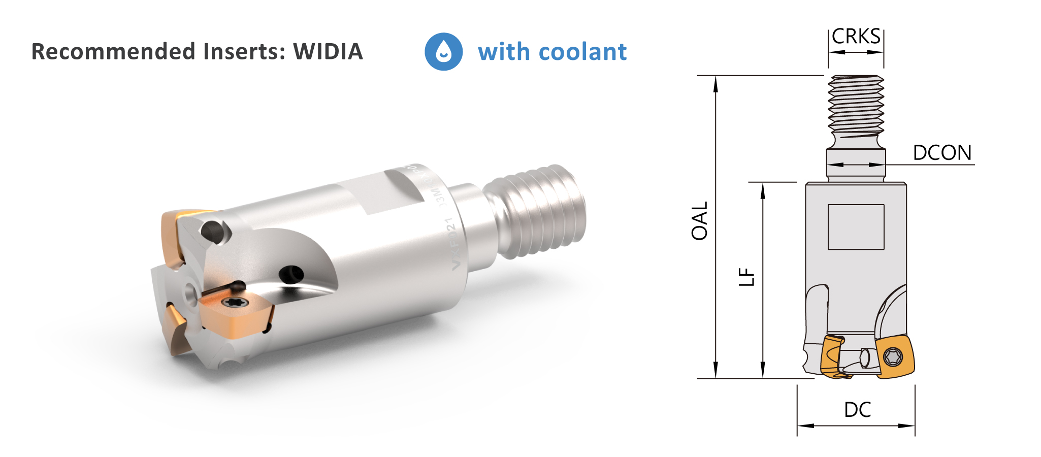 Modular End Mills VXF-H for MAROX Tools Industrial Co.,Ltd.
